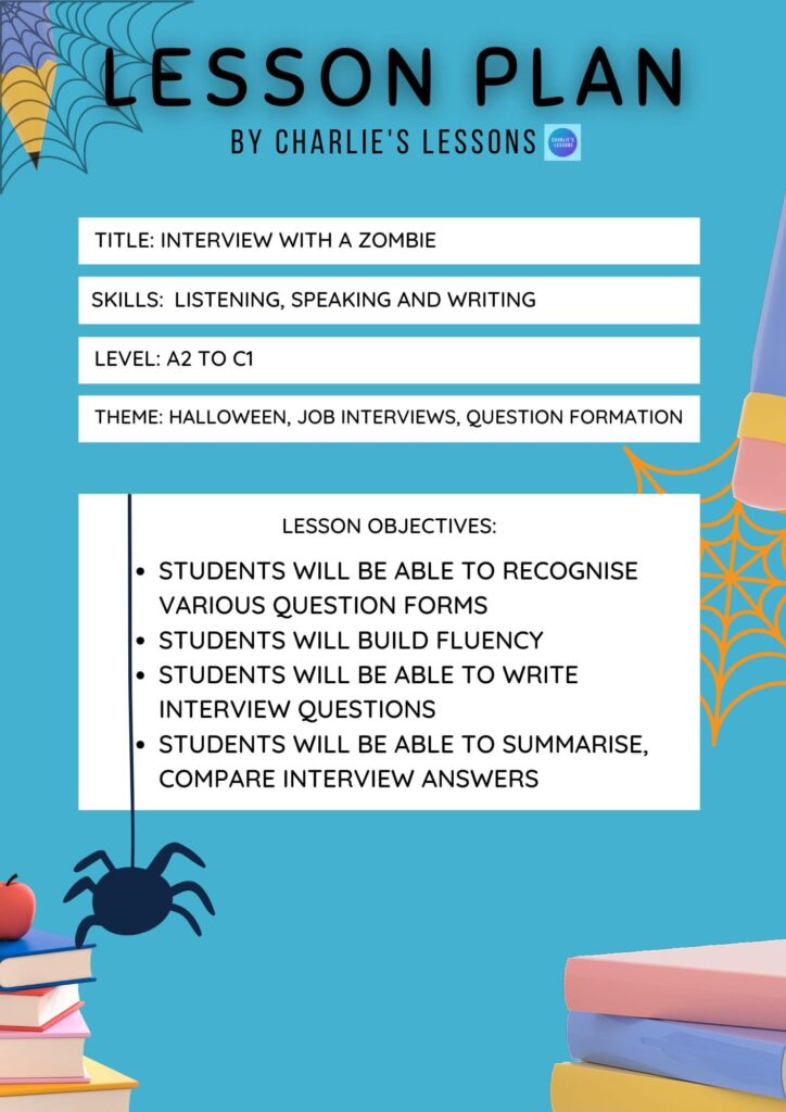 Halloween activity pack by Charlie's Lessons - Charlie's Lessons