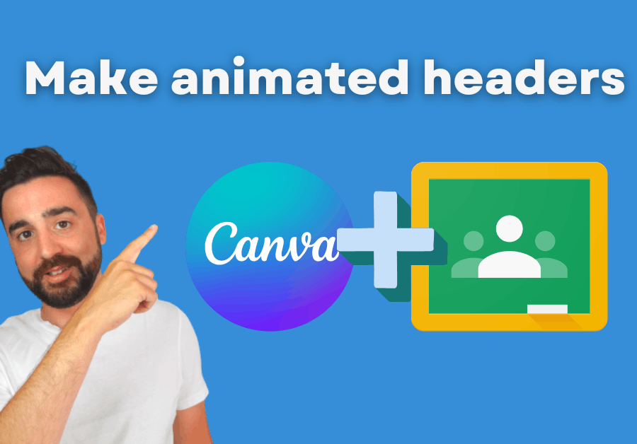 How to Create Animated Google Classroom Headers in Canva